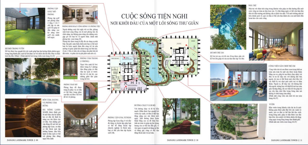 TIỆN ÍCH DỰ ÁN ĐÀ NẴNG LANDMARK TOWER - CĐT COSMOS HOUSING